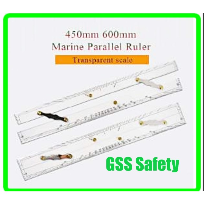 Jual Mistar Jajar Peta - Parallel Ruler - Penggaris Marine 450mm 600mm ...