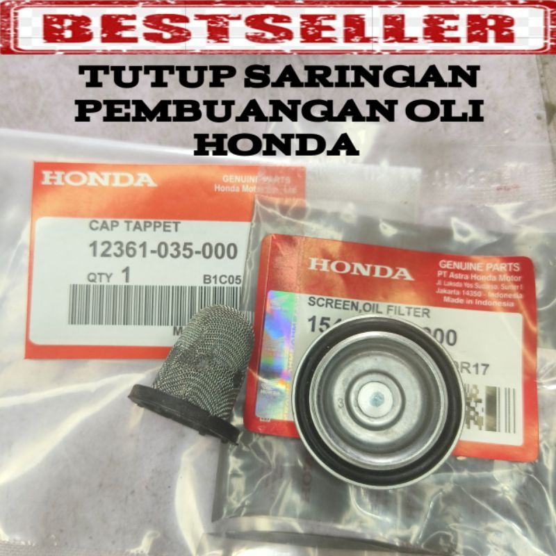 Jual SET TUTUP SARINGAN FILTER OLI BAWAH VARIO BEAT SCOOPY ADV PCX 110 ...