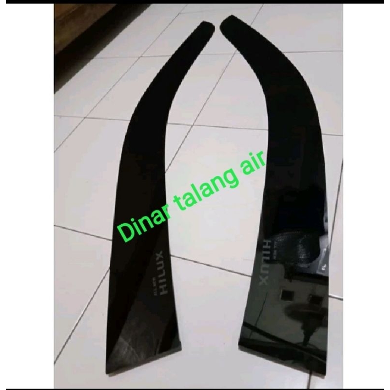 Jual talang air mobil TOYOTA ALL NEW HILUX TAHUN 2015-2024 MODEL FLAT DATAR & SLIM 2PINTU ...