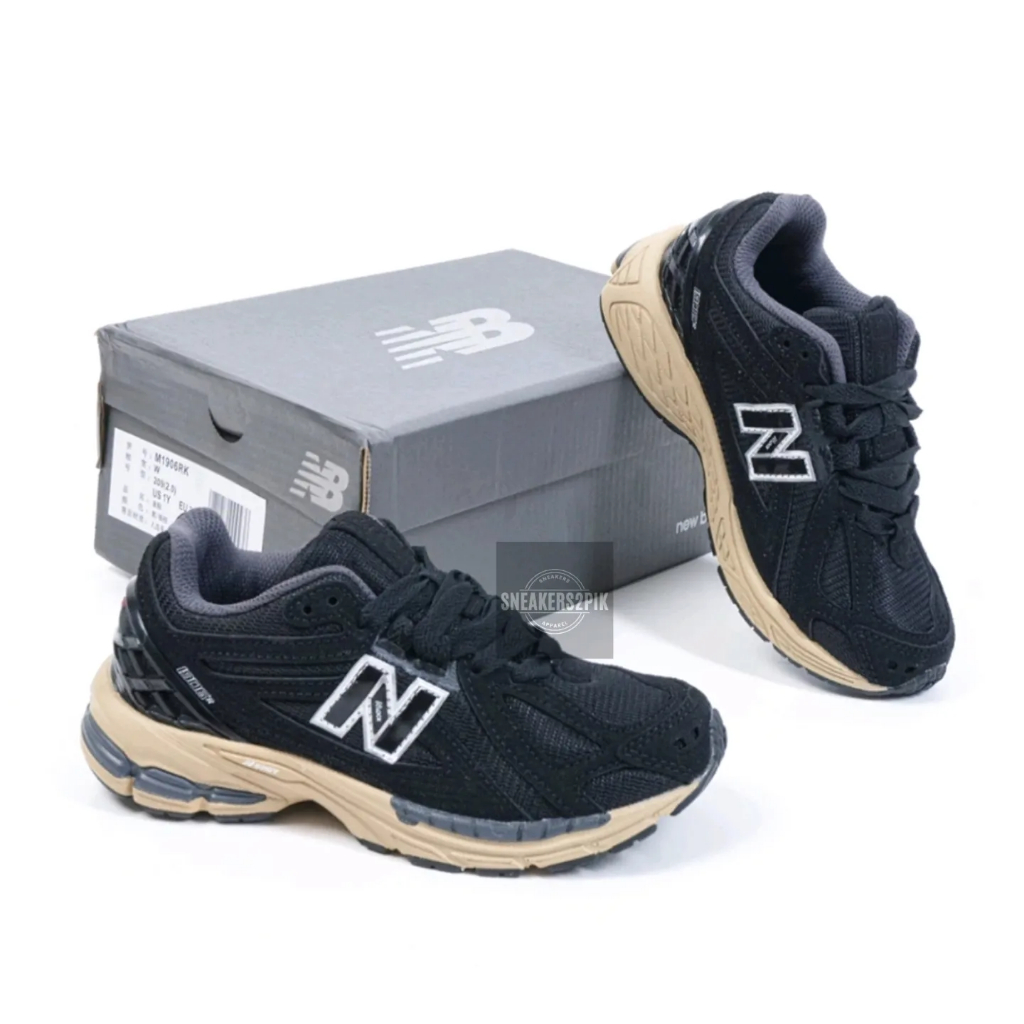 Jual Sepatu Anak New Balance 1906 Black - 57441 | Shopee Indonesia