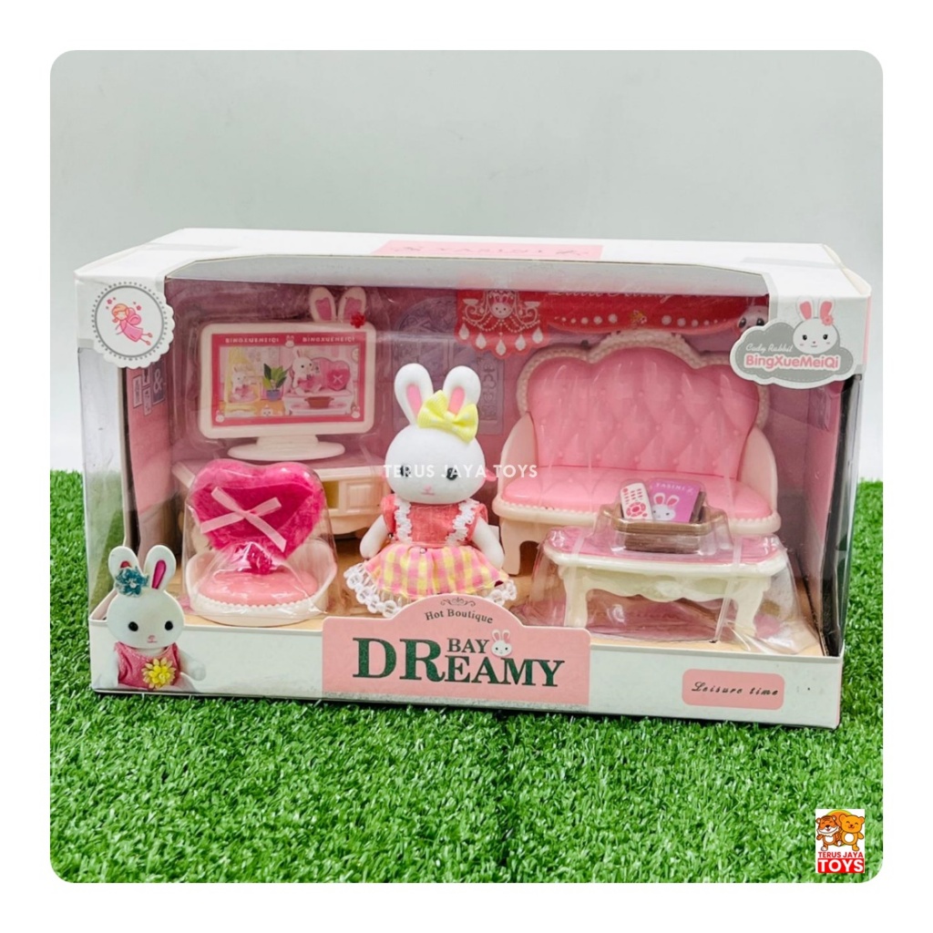Jual Mainan Anak Mainan Rumah Rumahan Playhouse Boneka Kelinci | Shopee ...