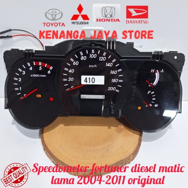 Jual speedometer / kilometer fortuner lama diesel matic 2004-2011 ...