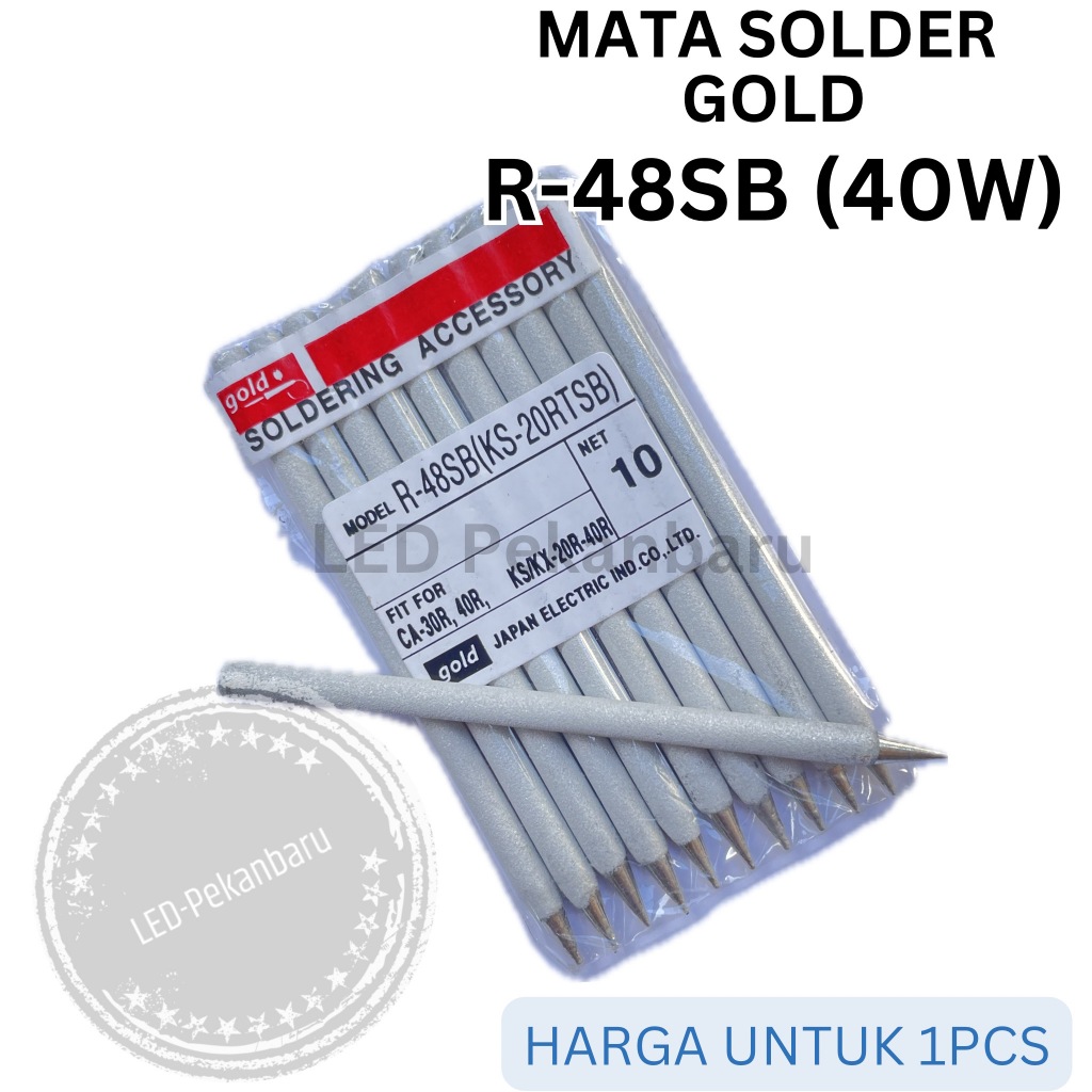 Jual MATA SOLDER 40W R-48SB MERK GOLD COCOK UNTUK 20R 30R 40R 30W 40W ...
