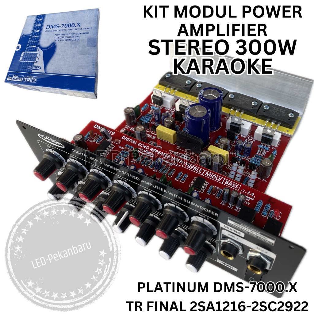 Jual KIT AUDIO MODUL POWER AMPLIFIER 300W STEREO AMPLI RAKITAN KARAOKE ...