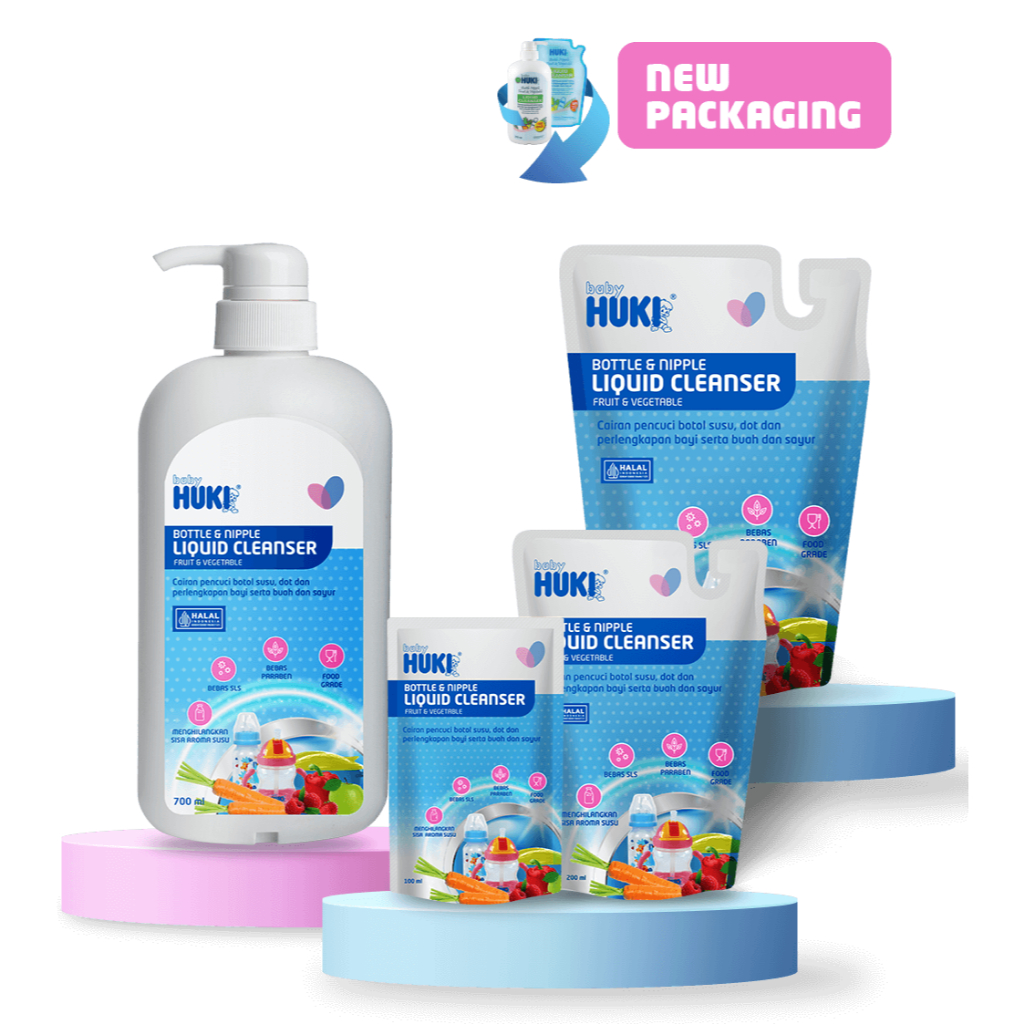 Jual HUKI Bottle & Nipple Liquid Cleanser - Sabun Pencuci Botol dan ...
