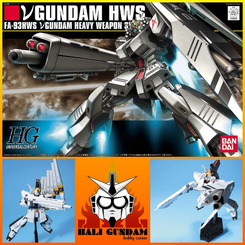 Jual HG 1/144 RX-93HWS NU GUNDAM V GUNDAM HWS HEAVY WEAPON SYSTEM TYPE Bali Gundam Hobby Corner ...