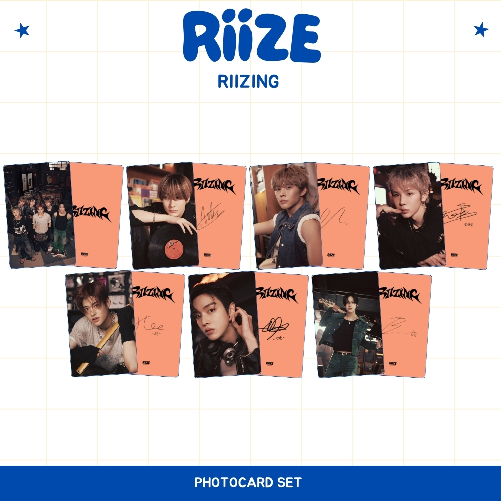 Jual PHOTOCARD RIIZE RIIZING 2SISI (ISI 8 PCS + LAMINASI 2 SISI) TANDA ...