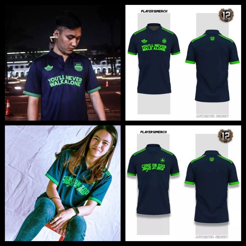Jual Jersey Klasik Bandung Football Fans ( Navy Blue ) | Shopee Indonesia