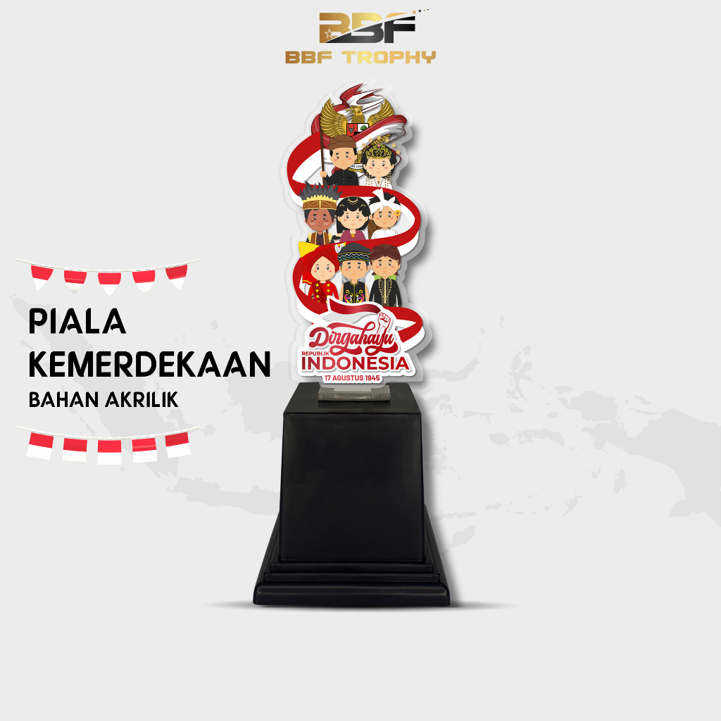 Jual Piala Akrilik Kemerdekaan Hadiah Tropi Lomba Agustusan HUT RI ...