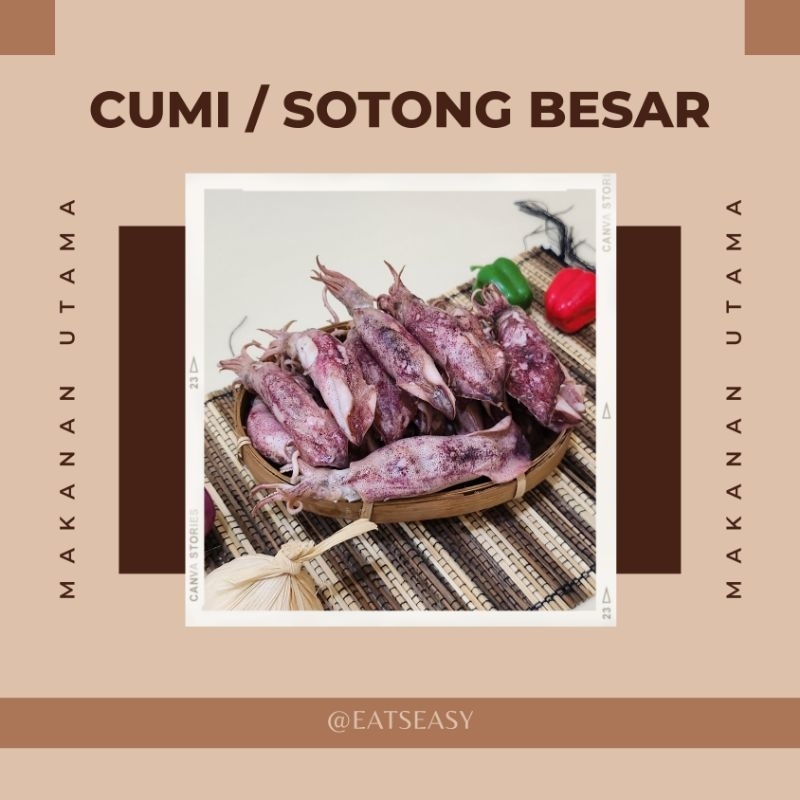 Jual IKAN ASIN CUMI ASIN CUMI REBUS SOTONG REBUS UKURAN BESAR / JUMBO ...