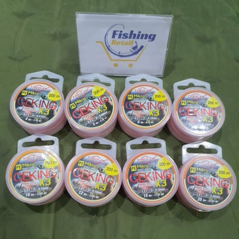 Jual Senar PE CEKING HS X3 150 200 Meter Relix Nusantara | Shopee Indonesia