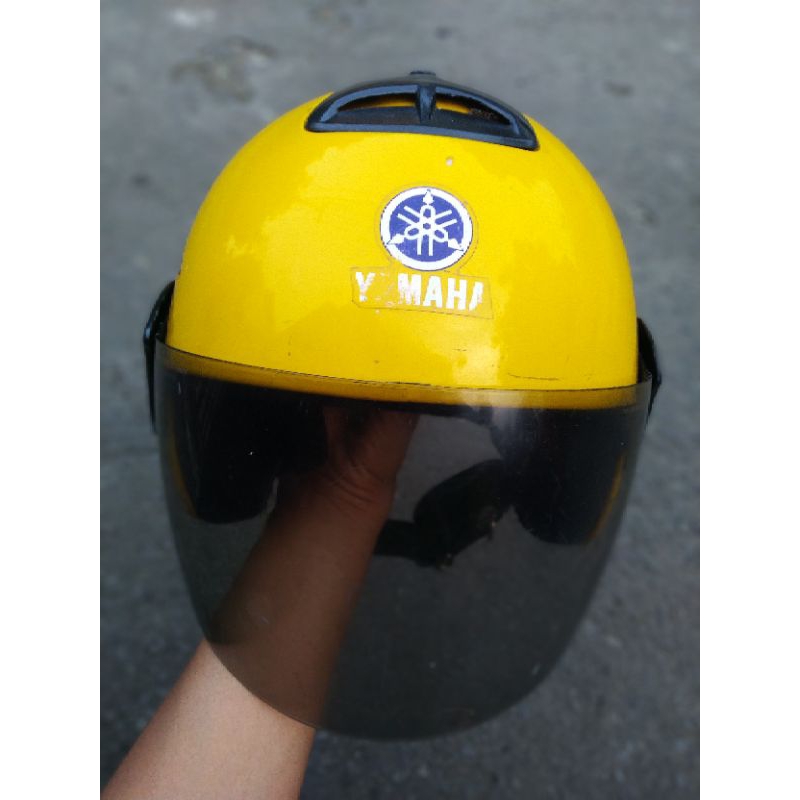 Jual HELM JADUL YAMAHA MIO SPORTY KUNING ORIGINAL SECOND | Shopee Indonesia