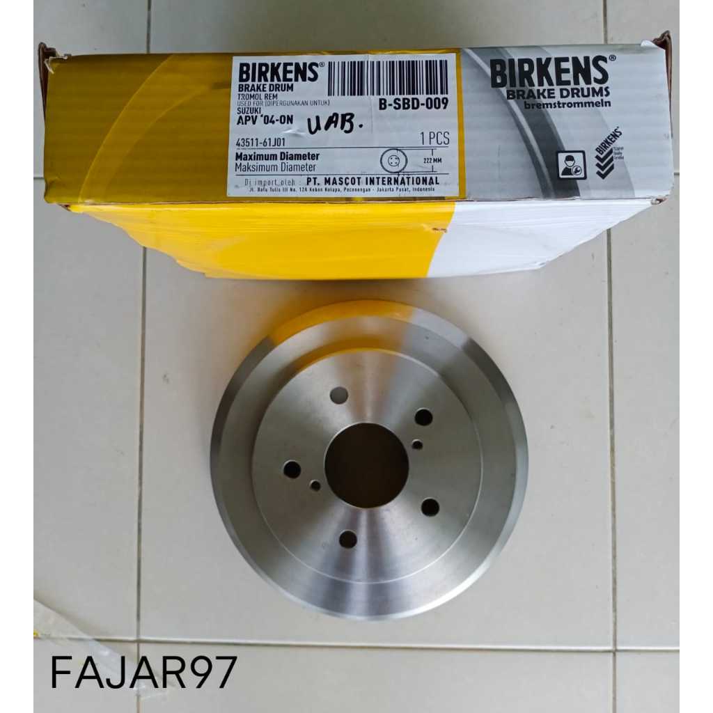 Jual Tromol belakang Brake drum rear suzuki APV/APV MEGA CARRY | Shopee ...