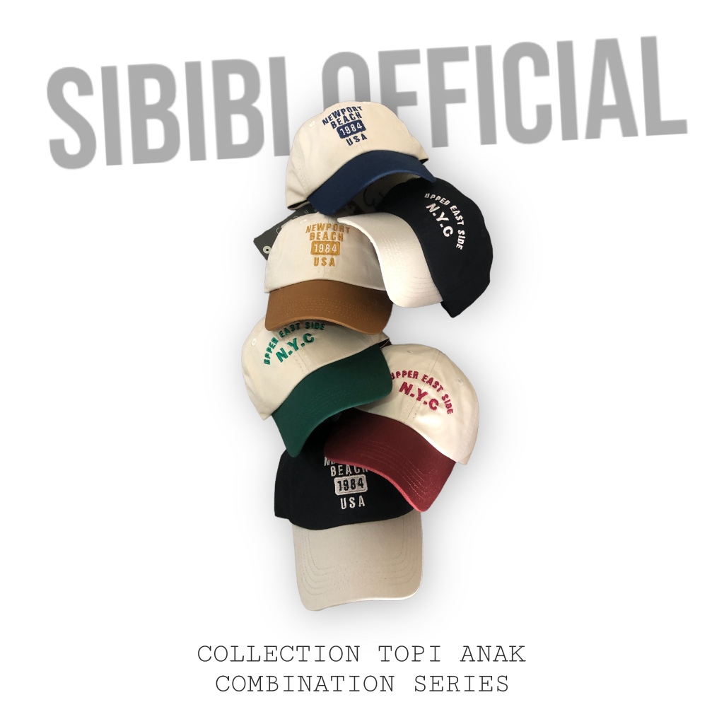 Jual SIBIBI TOPI ANAK UNISEX Kombinasi Series | Topi Anak Laki Laki 2 ...