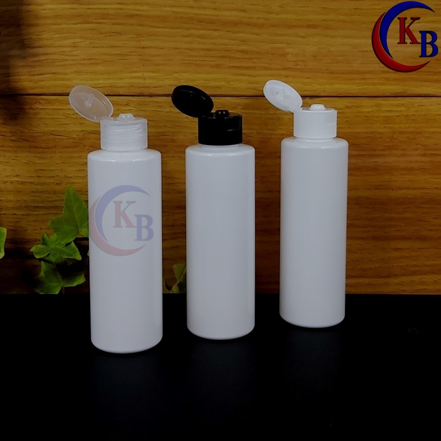 Jual BOTOL FLIPTOP 150 ML LINE NECK 24 / BOTOL PLASTIK PET RF WHITE ...