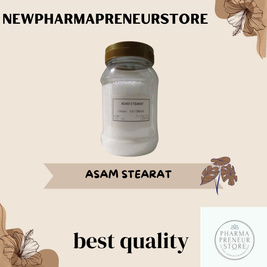 Jual ASAM STEARAT 100GRAM ACID STEARIC BEST QUALITY | Shopee Indonesia