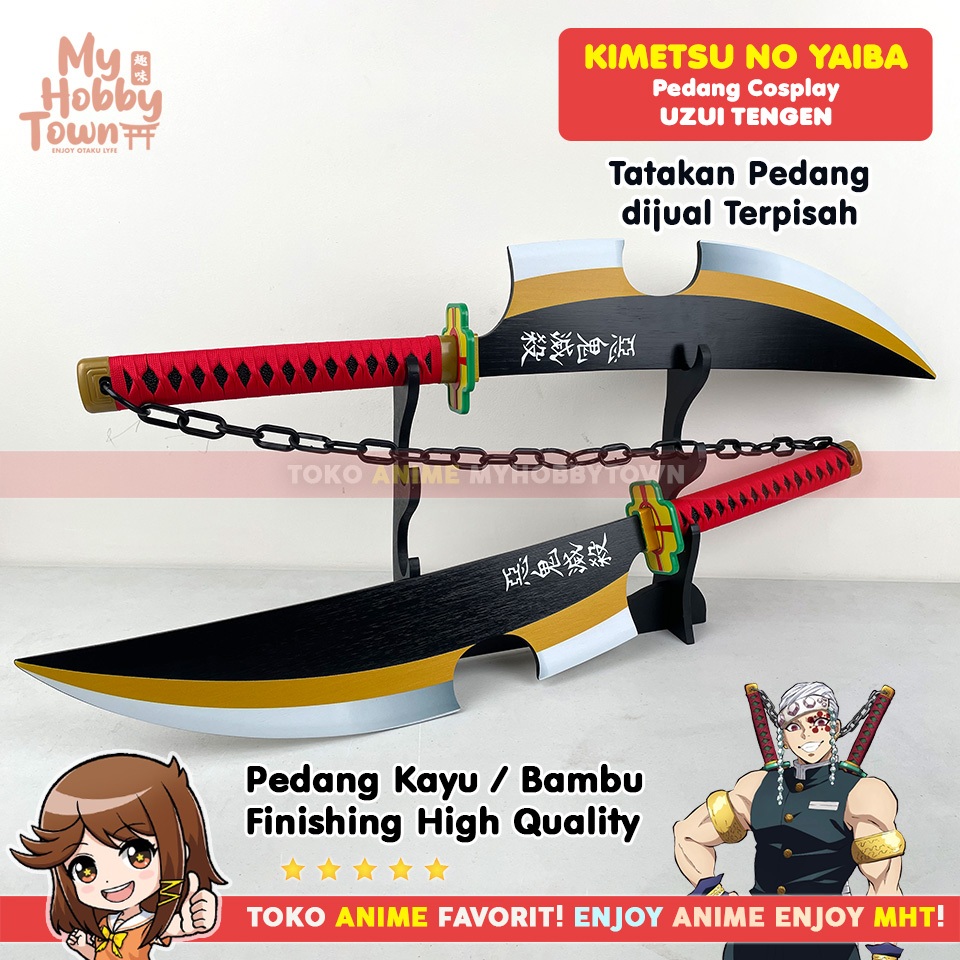 Jual Replika Pedang Bambu Demon Slayer Kimetsu no Yaiba Uzui Tengen ...