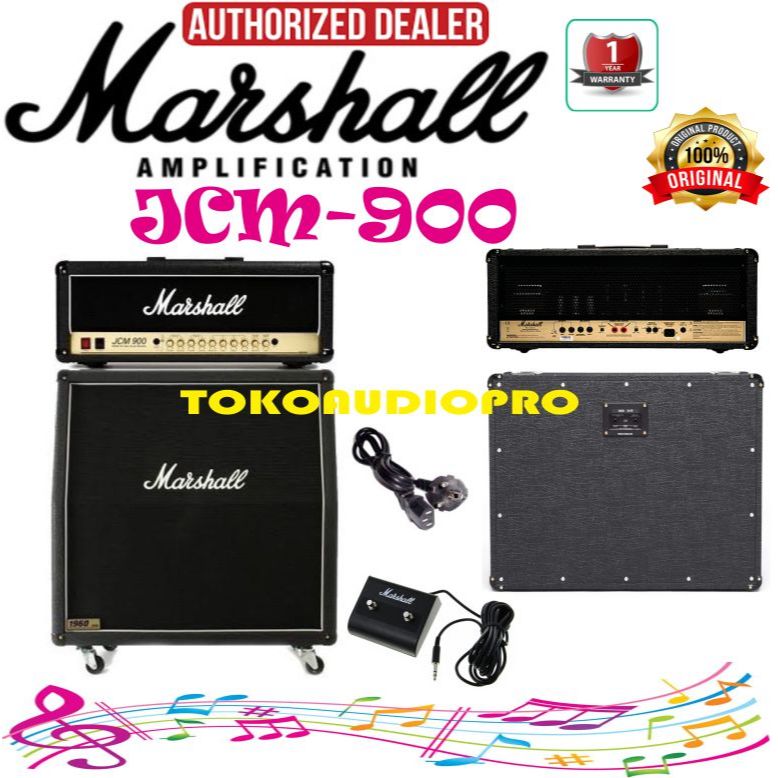 Jual Ampli Marshall JCM900 JCM-900 Amplifier Gitar Head Cabinet | Shopee Indonesia
