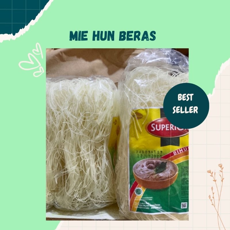 Jual Mie Hun Beras, Bihun, Cap Superior Kemasan 500 Gram | Shopee Indonesia