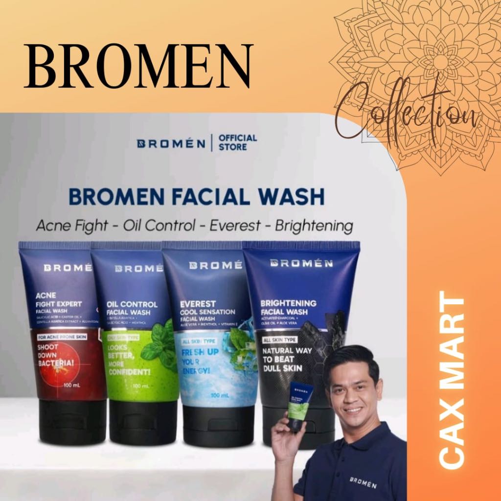 Jual BROMEN Facial Wash Men 100ml | Shopee Indonesia