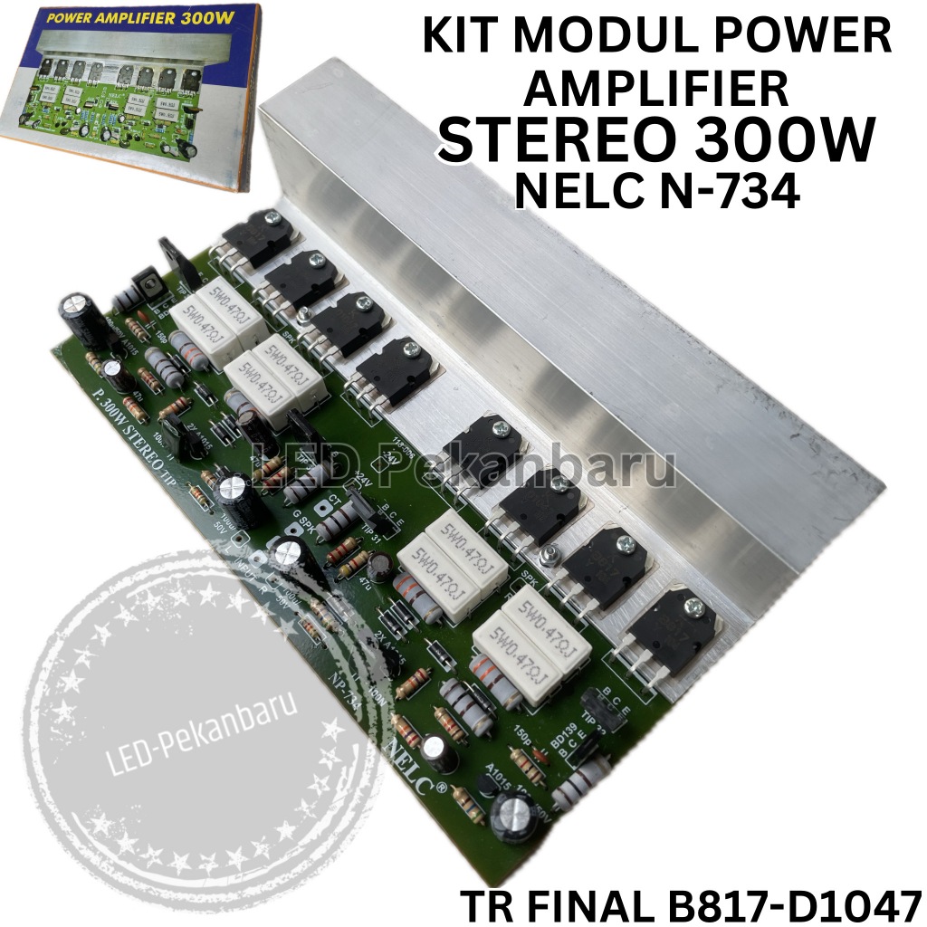 Jual KIT AUDIO MODUL POWER AMPLIFIER 300W STEREO AMPLI RAKITAN TR FINAL ...