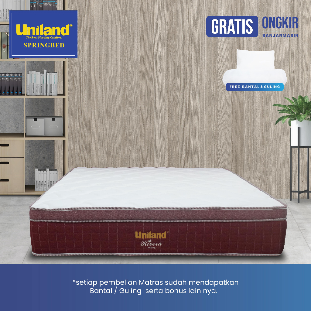 Jual Uniland Springbed Rivera Plushtop Hanya Kasur | Shopee Indonesia