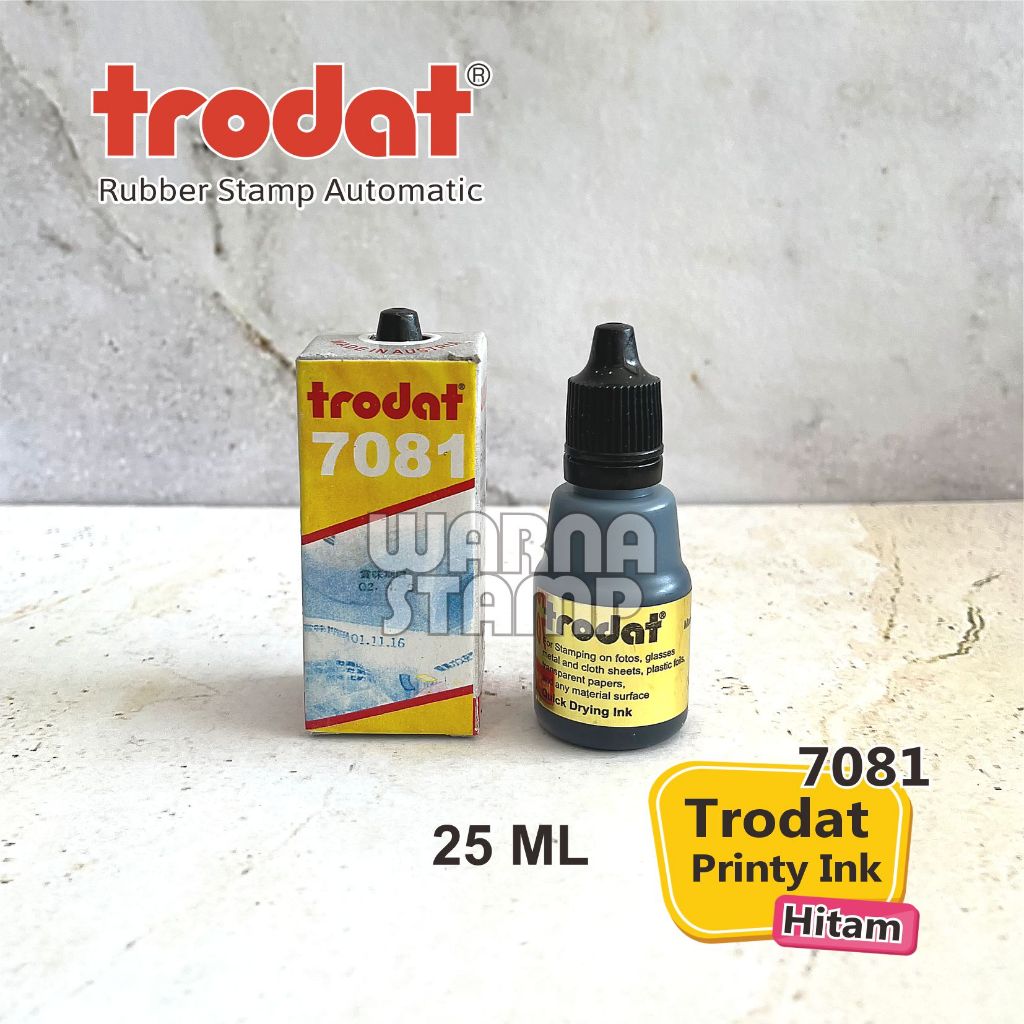 Jual TINTA STEMPEL TRODAT PERMANENT / TRODAT 7081 UKURAN 25 ML / TINTA ORIGINAL TRODAT / TINTA ...