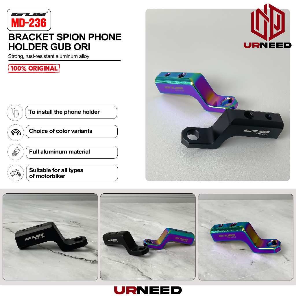 Jual Bracket Spion GUB MD-236 Aluminium Aloy kuat Tahan Karat Bracket ...