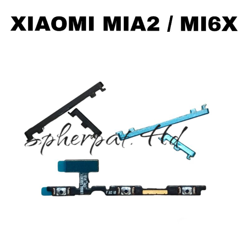 Jual TOMBOL LUAR + FLEKSIBEL ON OF VOLUME XIAOMI MI A2 MIA2 / MI 6x MI6X 1SET | Shopee Indonesia