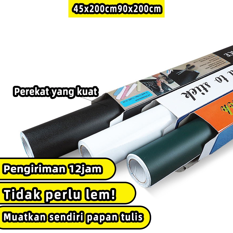 Jual 【kami】stiker papan tulis dinding papan tulis kertas stiker ...