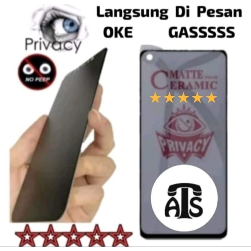 Jual TG ANTI GORES SPY VIVO ALL TIPE TEMPERED GLASS MATTE FILM CERAMIC PRIVACY SPY VIVO ALL TIPE ...