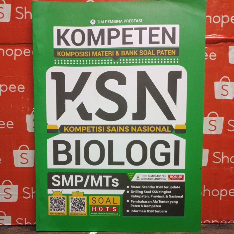 Jual Kompeten KSN kompetisi sains nasional Biologi SMP/MTs | Shopee Indonesia