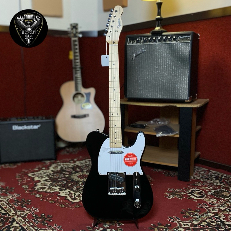 Jual GITAR ELEKTRIK SQUIER SONIC TELECASTER BLACK | Shopee Indonesia