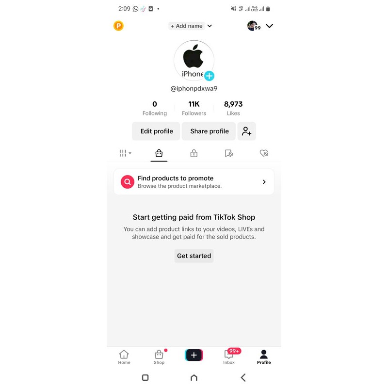 Jual Jual Akun TikTok produk sesuai gambar (banyak pilihan) | Shopee ...
