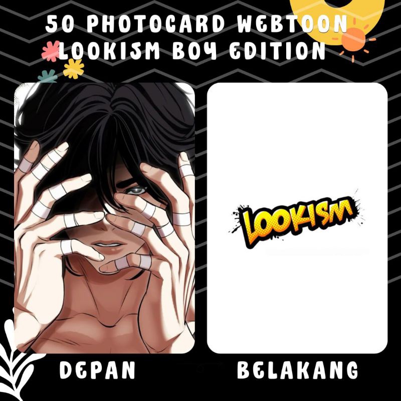Jual [50 PCS] PHOTOCARD WEBTOON LOOKISM BOY EDITION TERMURAH | Shopee ...