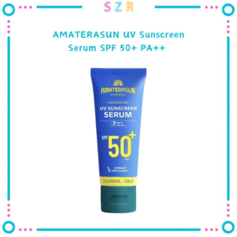 Jual [KEMASAN BARU] AMATERASUN UV Sunscreen Serum SPF 50+ PA++ 50gr | Shopee Indonesia