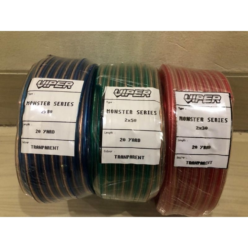 Jual Kabel Transparan / Kabel Audio Transparan / Kabel Speaker / Kabel ...