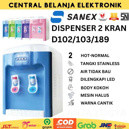 Jual DISPENSER GALON ATAS 2 SUHU PANAS DAN NORMAL TANKI DISPENSER STAINLESS D102 D103 D189 ...