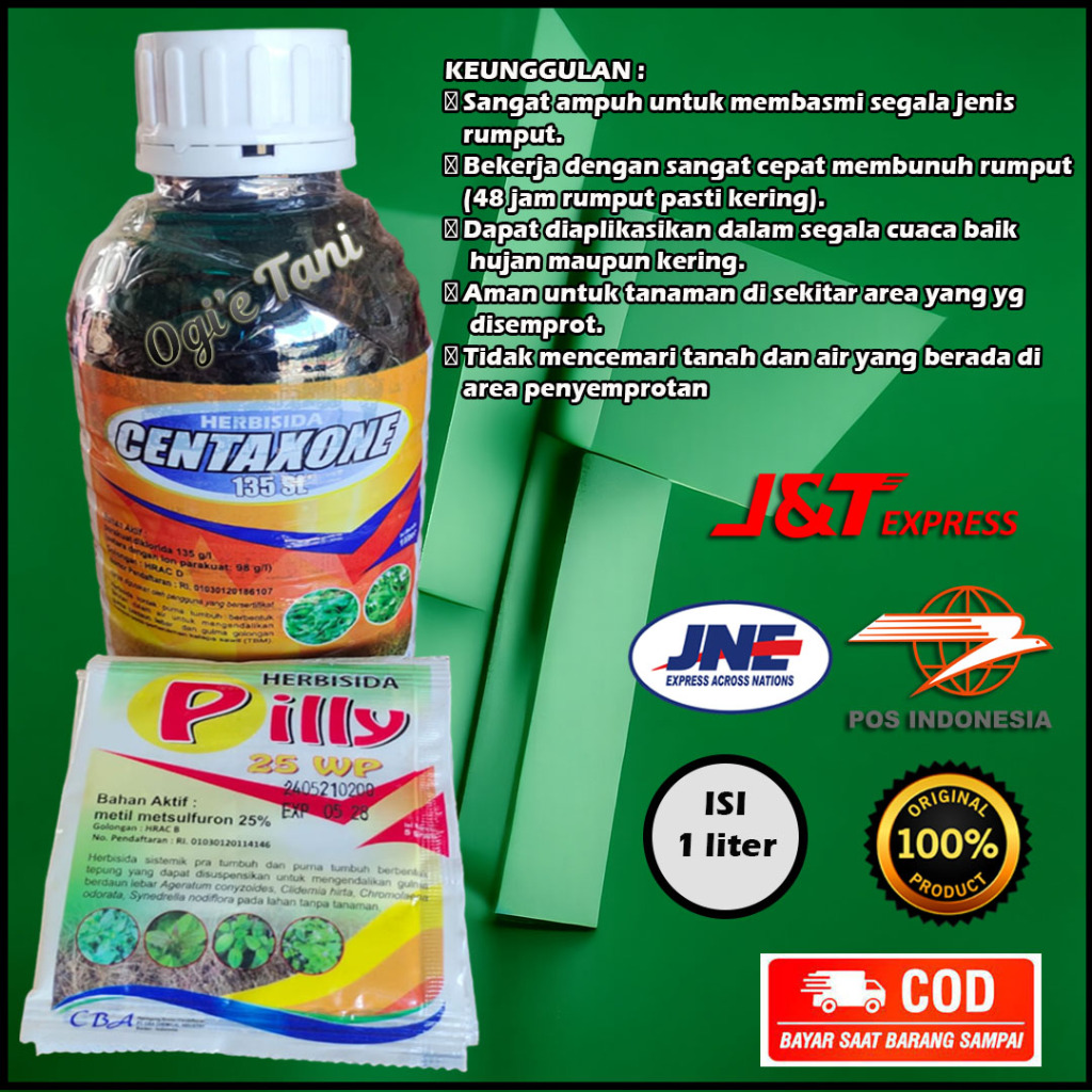 Jual Herbisida CENTAXONE 135 SL,Racun Rumput Parakuat Diklorida, Isi 1 ...