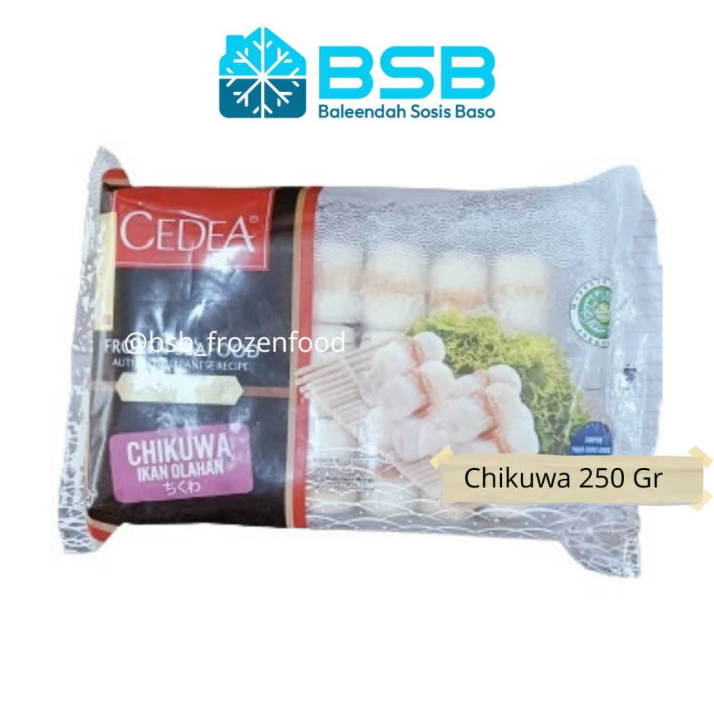 Jual Cedea Chikuwa Authentic Recipe Ikan Olahan / Chikua Long / Frozen ...