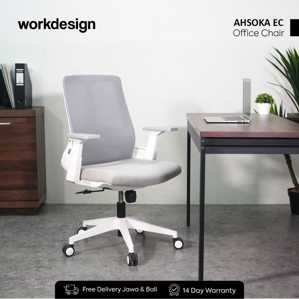 Jual Workdesign Ahsoka EC Kursi Kantor / Kursi Kerja Ergonomis dengan Lumbar Support | Shopee ...