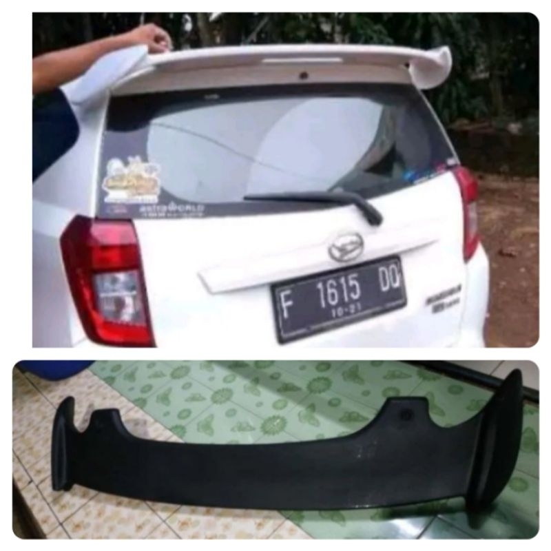 Jual spoiler calya Sigra model sporty tahun 2015 sampai 2020 | Shopee ...
