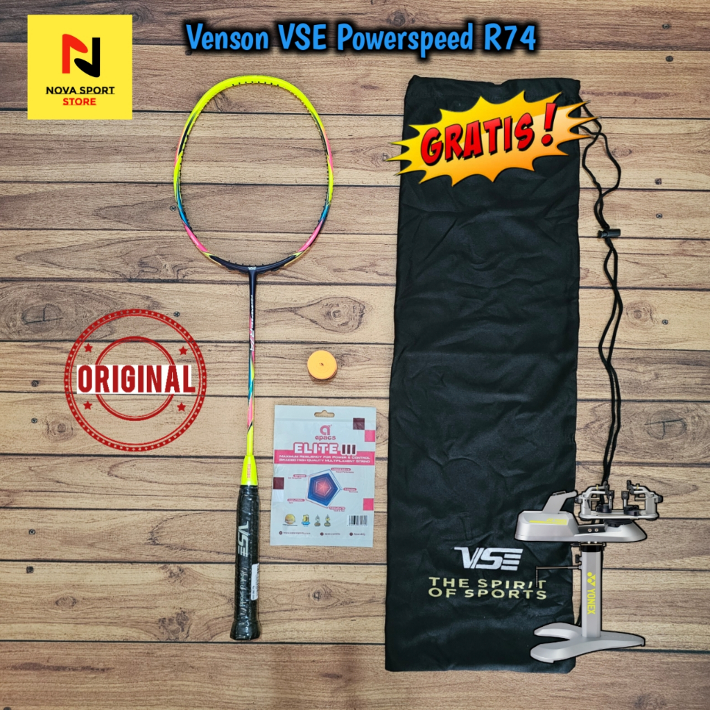 Jual Raket Badminton Venson VSE Power Speed R74 | Shopee Indonesia