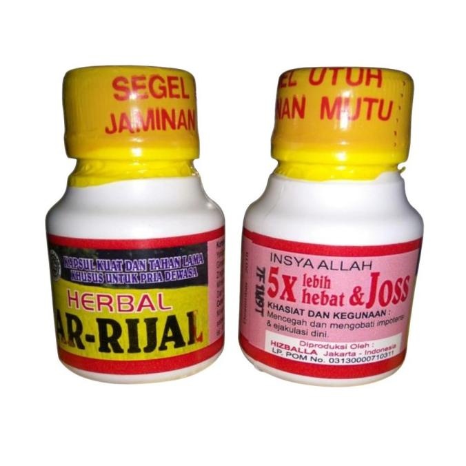 Jual Kapsul herbal Ar-rijal 100% Original obat kuat-dan-tahan lama isi ...