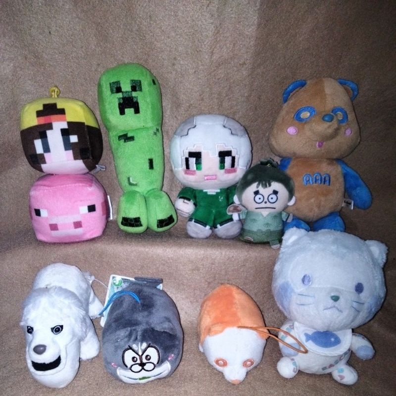 Jual Minecraft creeper, crocodile, sand box, rascal baby albino ...