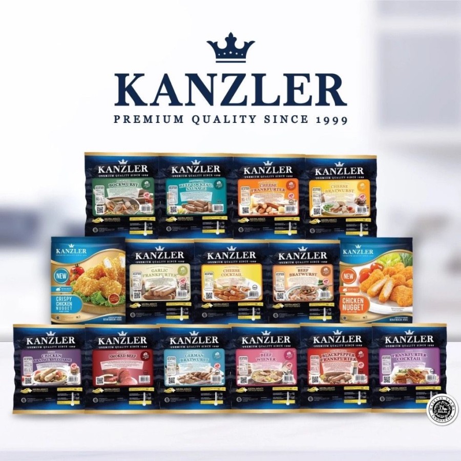 Jual Kanzler Crispy Nugget Original 450gr | Sosis Kanzler Beef Cocktail ...