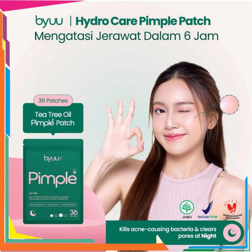 Jual Byuu Hydro Care Invisible Acne Pimple Patch Day Night Treatment ...