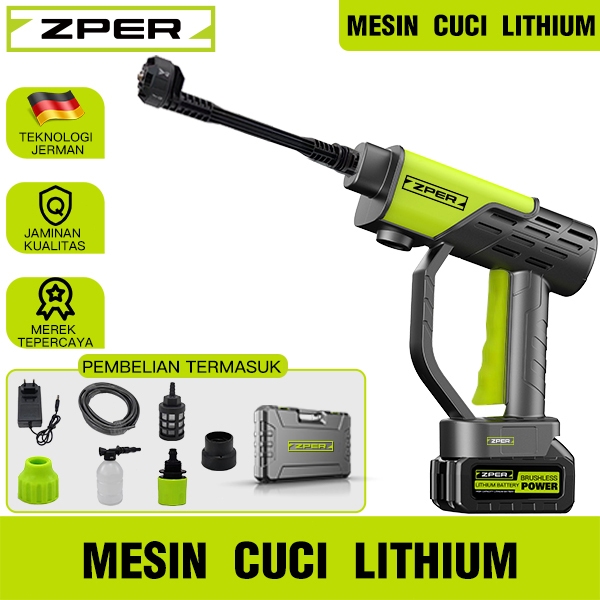 Jual ZPER Alat Cuci Mobil Pistol Air Tekanan Tinggi Alat Portable ...