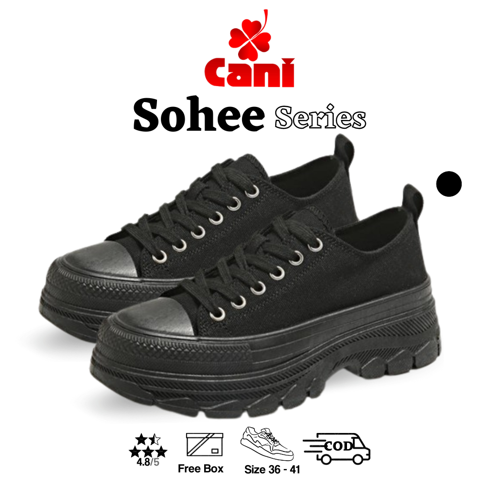 Jual Cani "Free Box" (Size 36 - 41) Sohee Sepatu Kanvas Wanita Korean ...