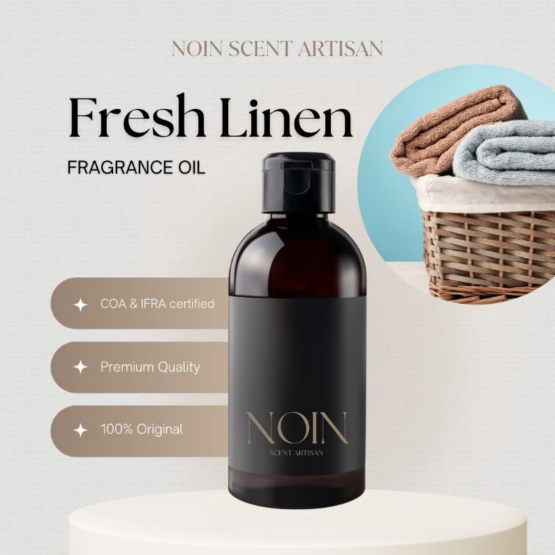 Jual SAMPLE (2 GR) FRESH LINEN FRAGRANCE OIL - NOIN SCENT ARTISAN ...